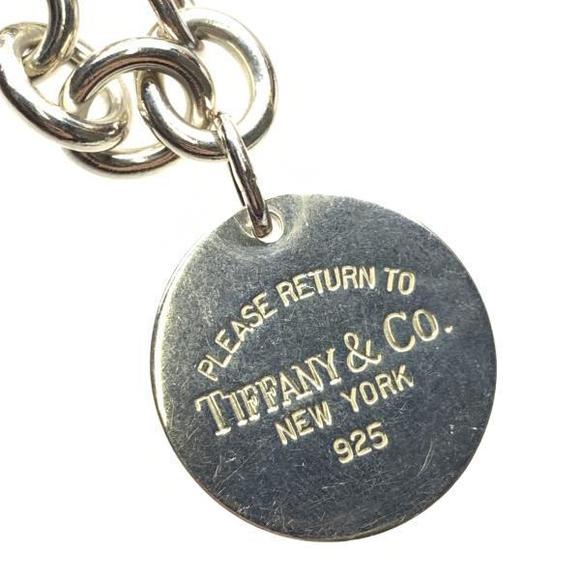 Tiffany & Co. | Bags | Tiffany Return To Round Tag Bracelet Silver ...